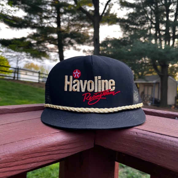 Vintage | Accessories | Vintage Havoline Racing Snapback Hat Black 99s ...
